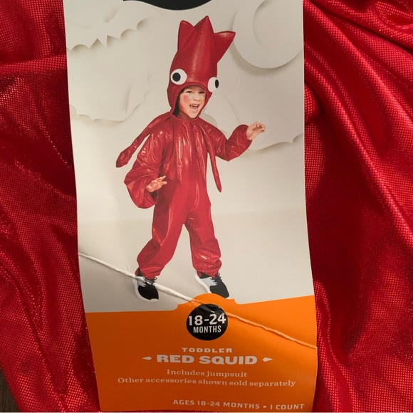 Target | Costumes | Toddler Red Squid Halloween Costume | Poshmark